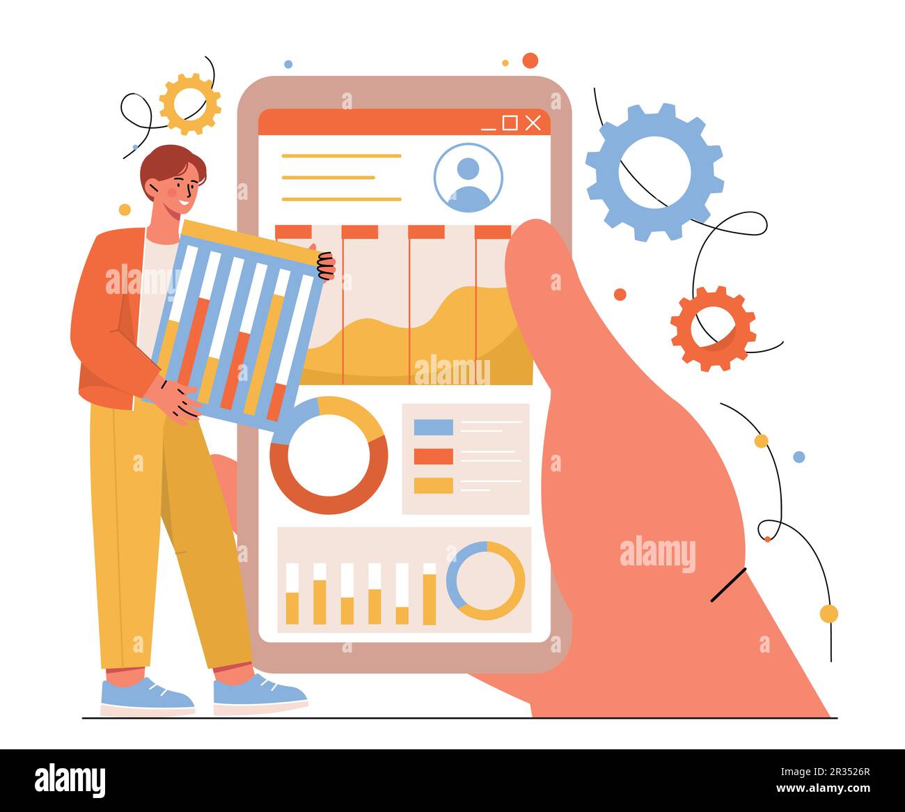 Dashboard ui simple data software hi-res stock photography and images ...