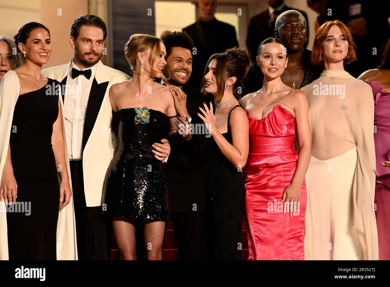 Members of the cast and crew including Abel Makkonen Tesfaye aka The ...