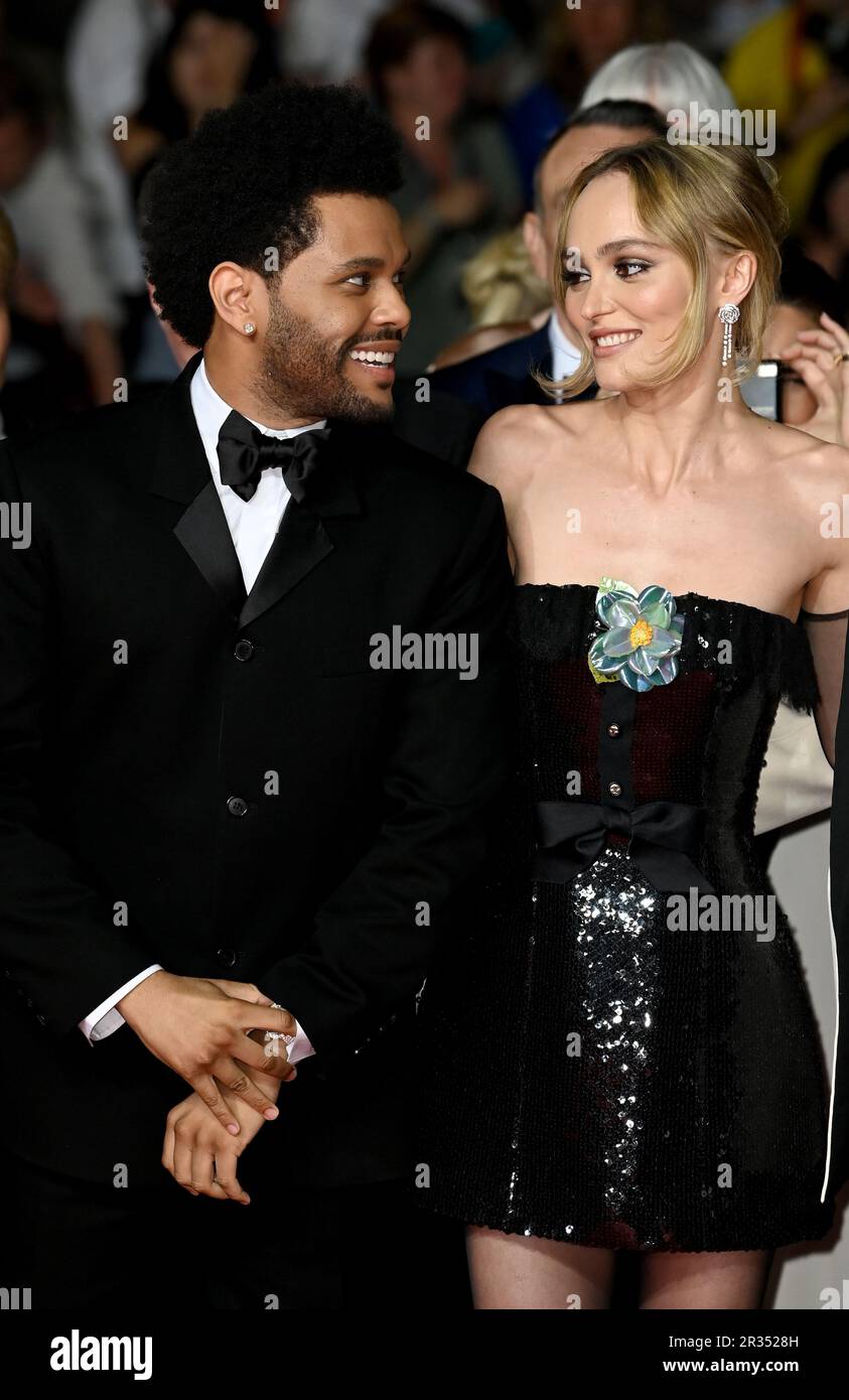 Abel Makkonen Tesfaye aka The Weeknd and Lily-Rose Depp attending the ...