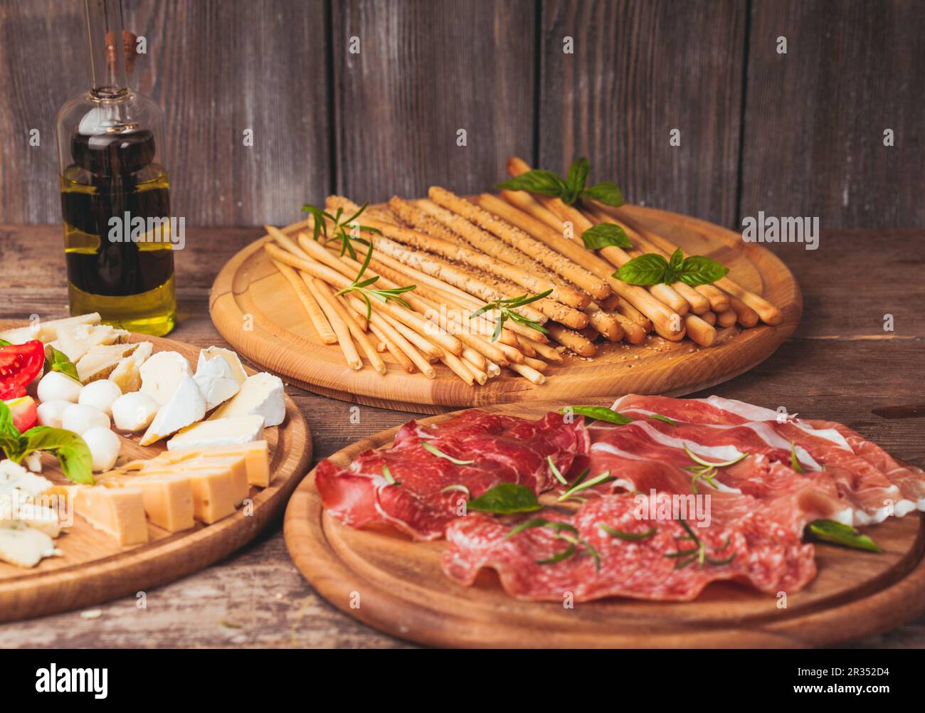 Sliced prosciutto rosemary bread hi-res stock photography and images ...