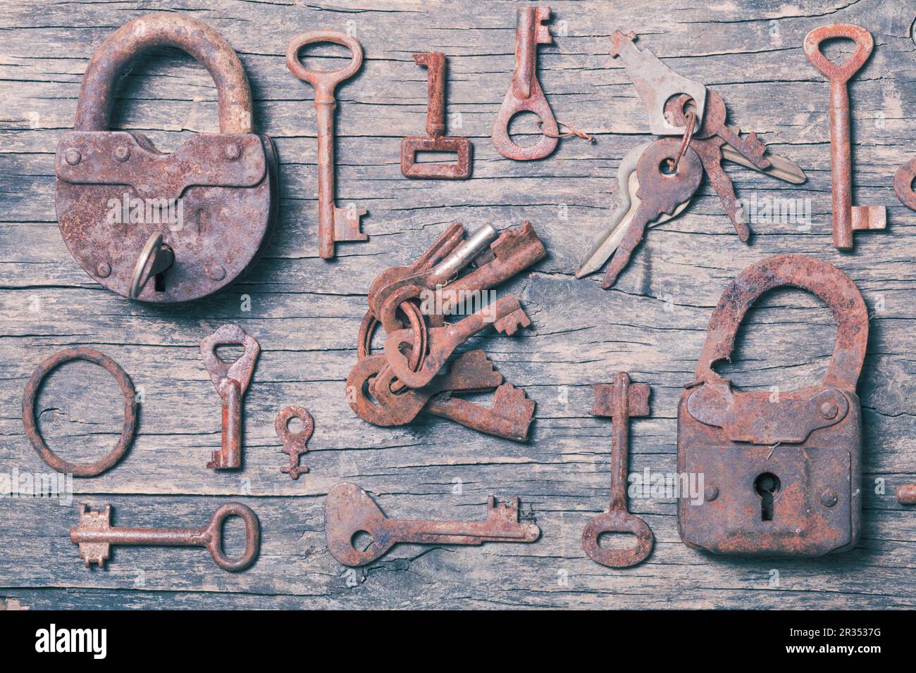 Lock keys closeup old hi-res stock photography and images - Alamy