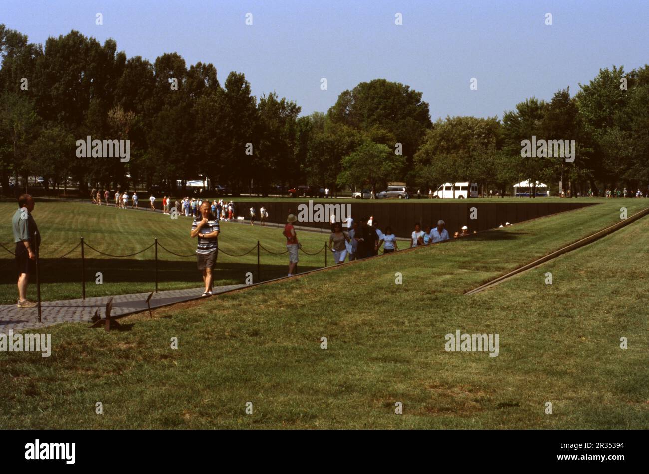 The Vietnam Veterans Memorial, Washington, D.C. USA 9/2006. The ...
