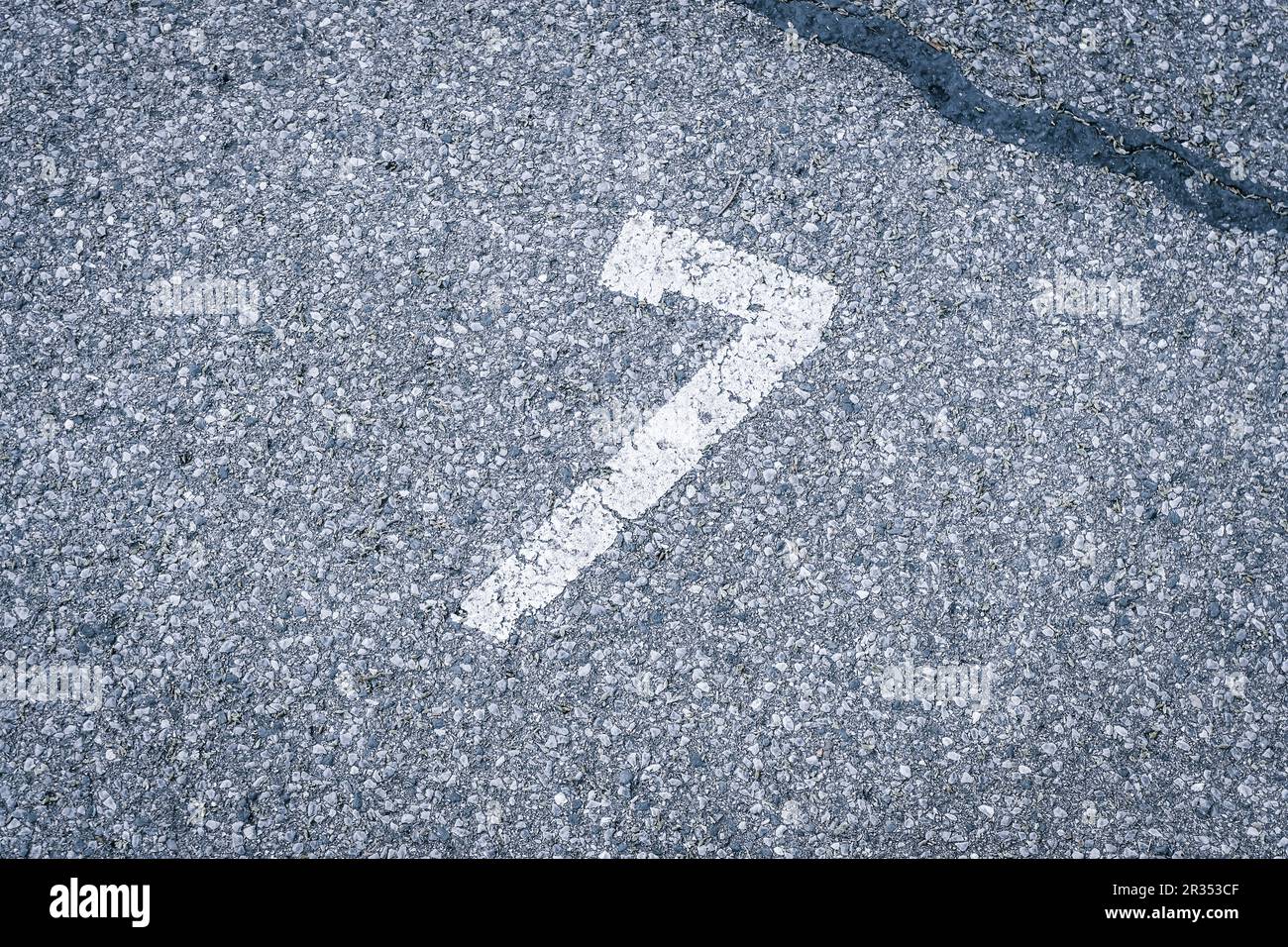 A concrete inscription, etched or painted on surfaces, adding ...