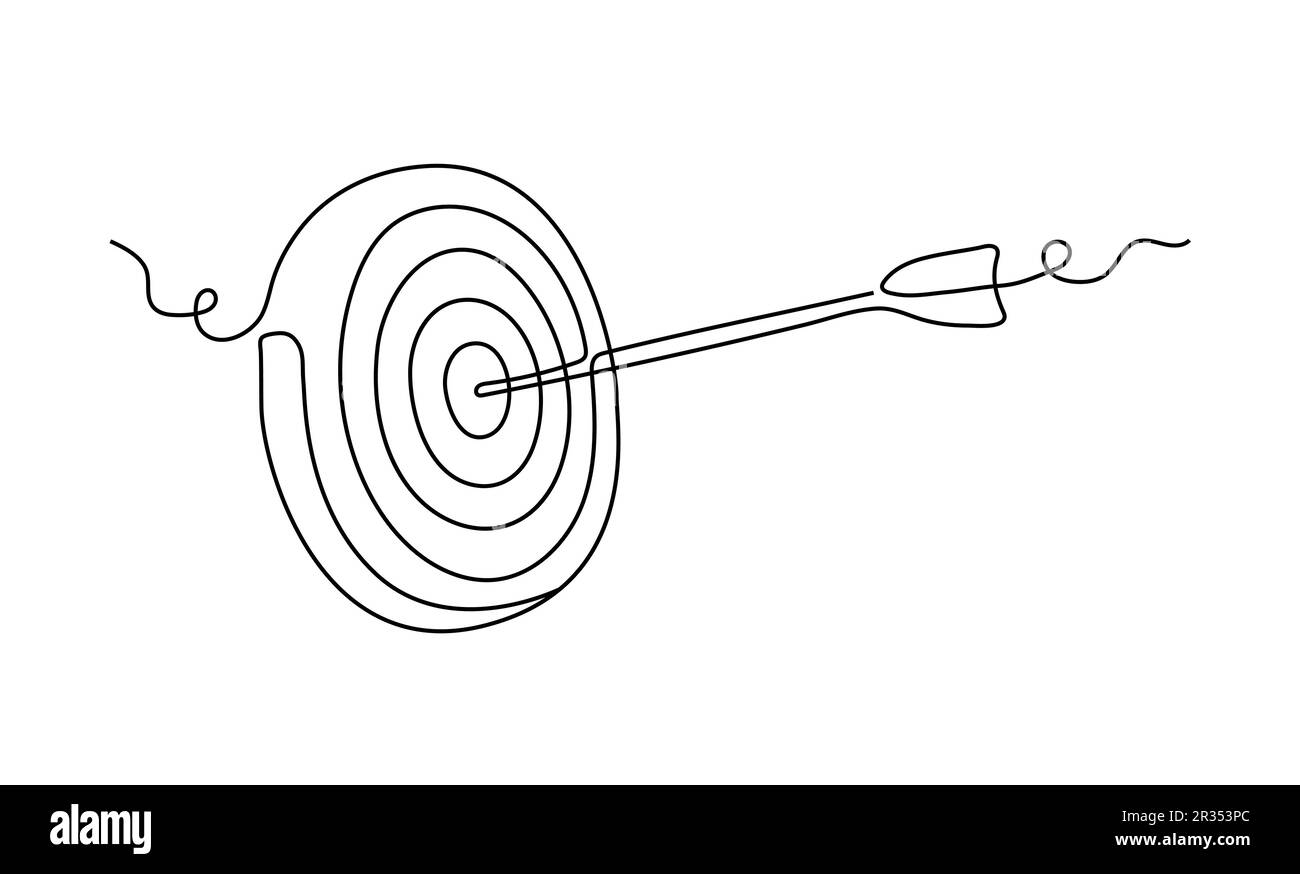 Aiming vision bullseye target Stock Vector Images - Alamy