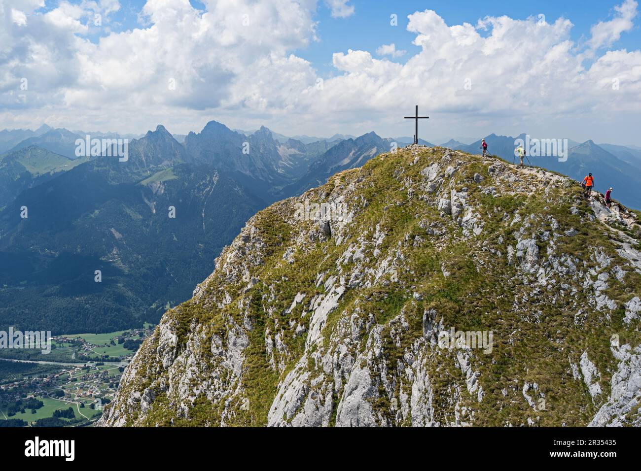 Summit Mt. SÃ¤uling Stock Photo - Alamy