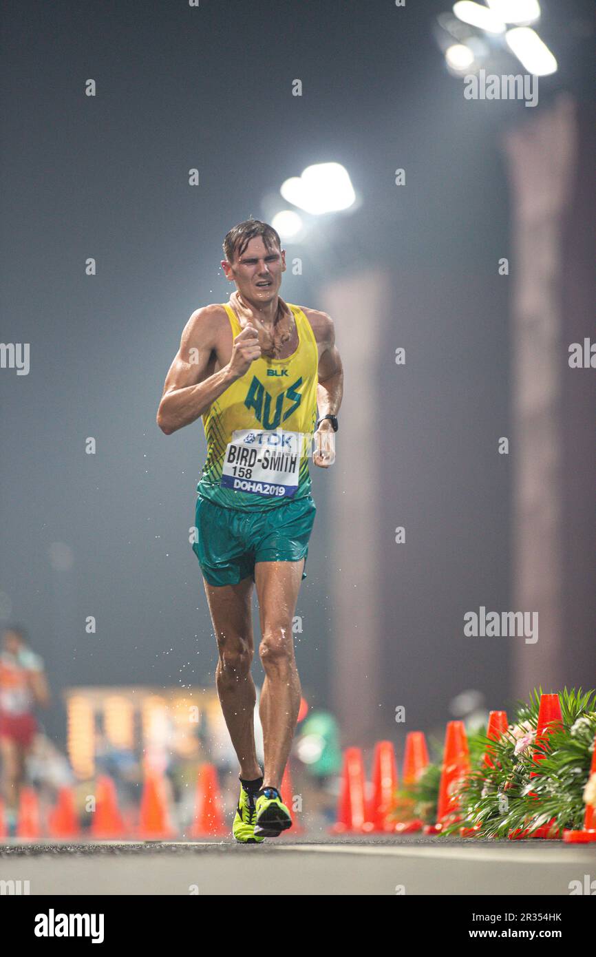 Dane BIRD-SMITH running the 20 Kilometres Race Walk at the 2019 World ...