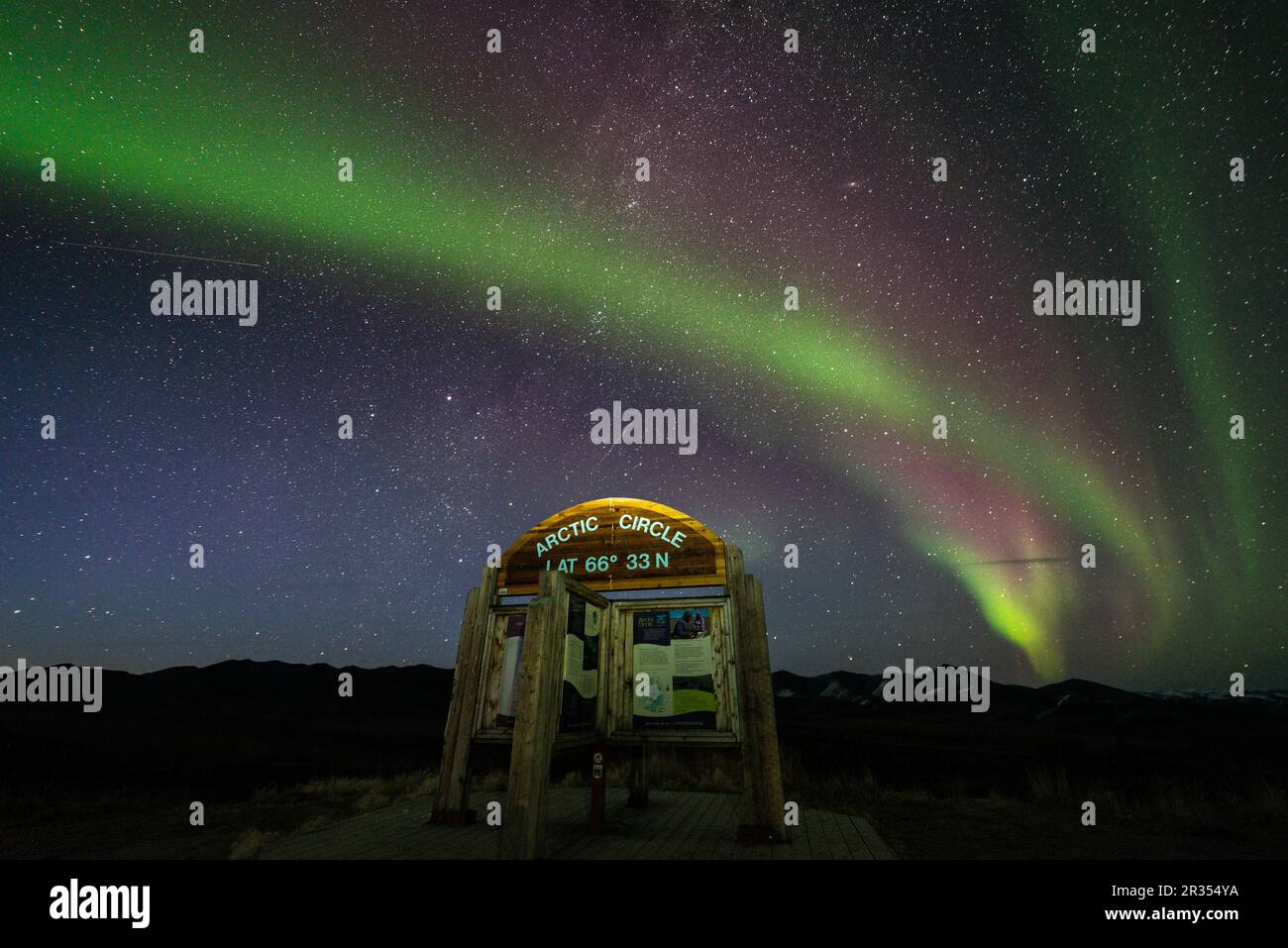 Northern lights display seen in northern Canada, Yukon Territory ...