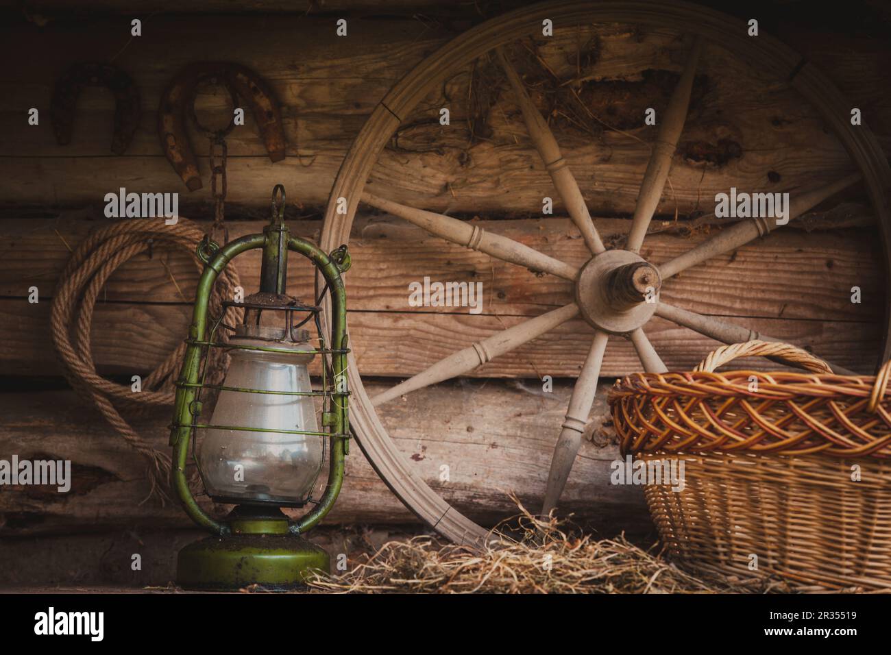 Rural retro still life Stock Photo - Alamy