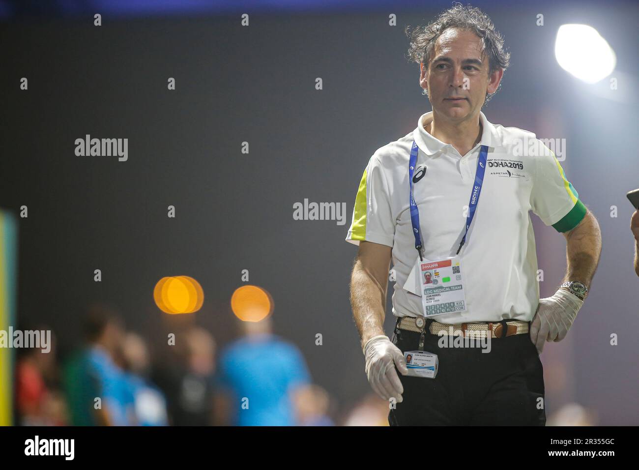 The Doctor Juan Manuel Alonso in an Athletics Championship Stock Photo ...
