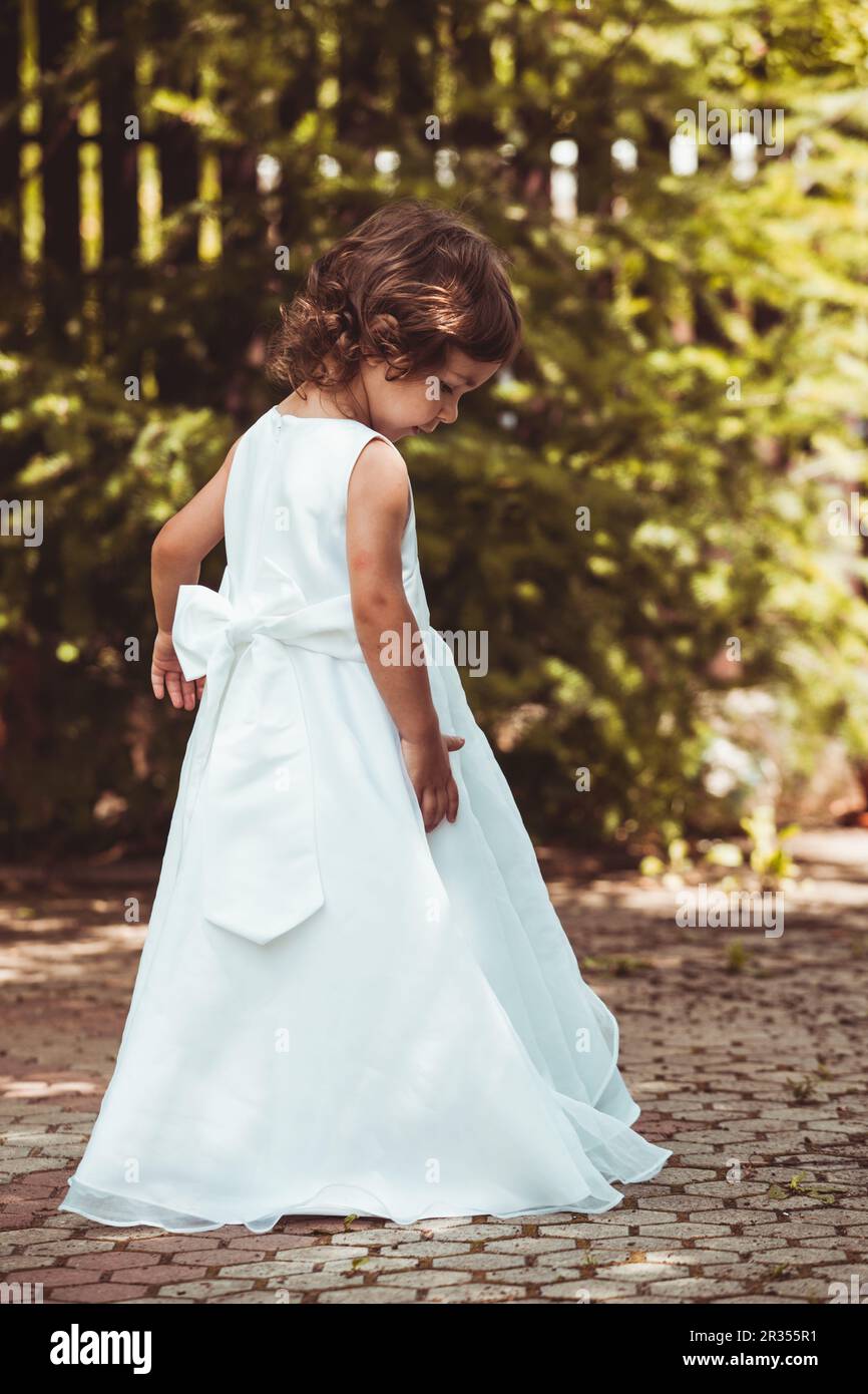 Girl in dress Stock Photo - Alamy
