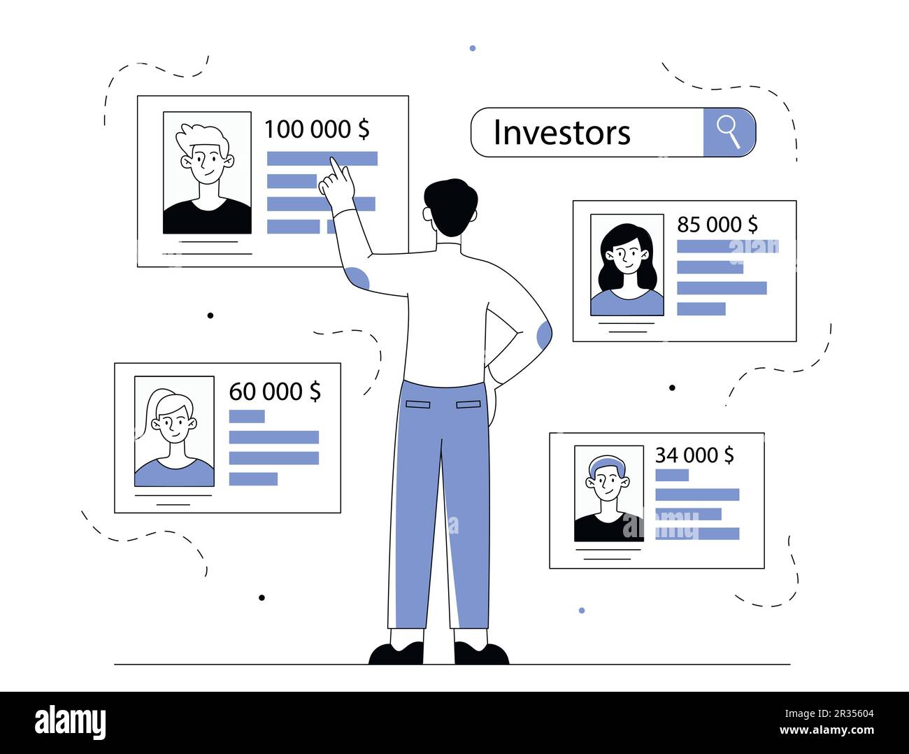 Information for investors Stock Vector Images - Alamy