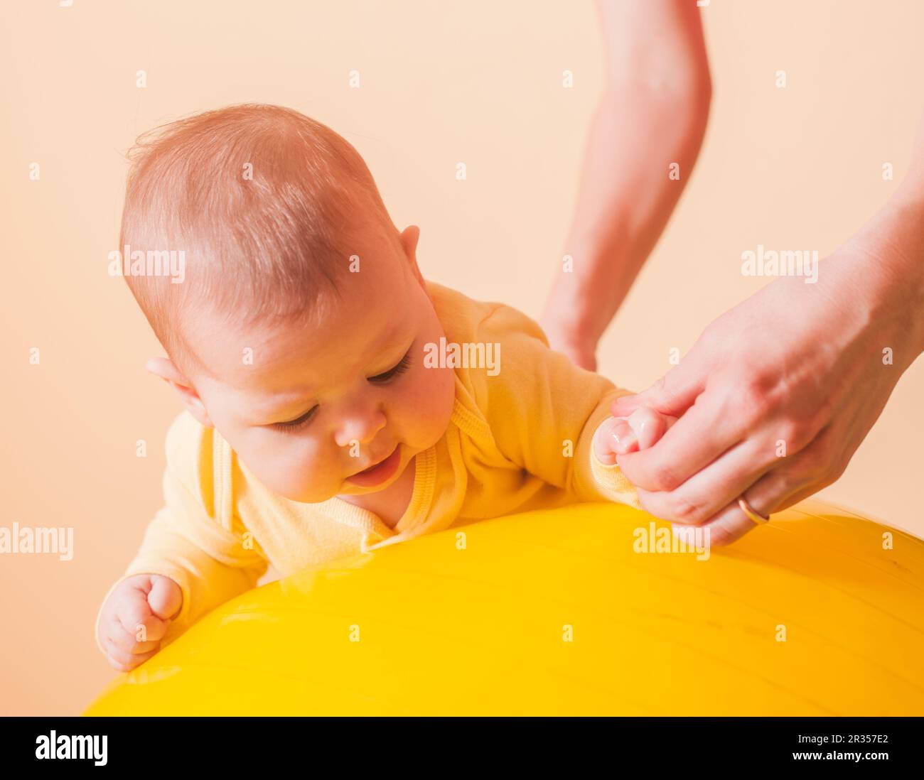 The Baby exercises Stock Photo - Alamy