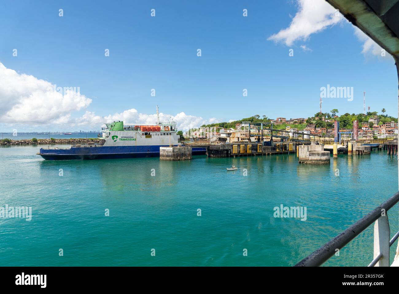 Vera Cruz, Bahia, Brazil - April 11, 2023: Ferry-Boat maritime terminal ...