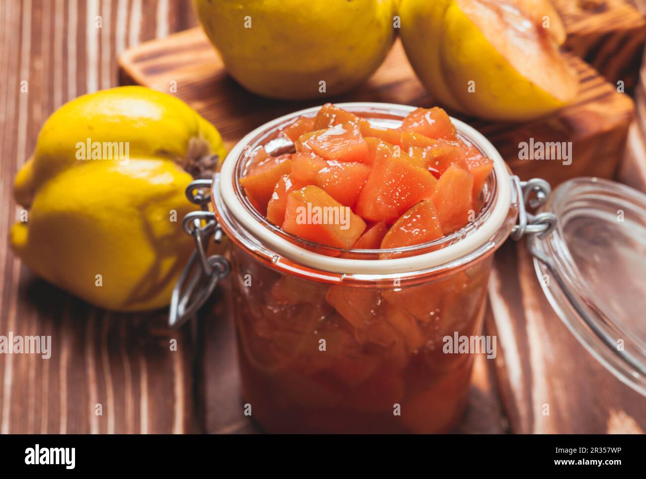 The Quince jam Stock Photo - Alamy