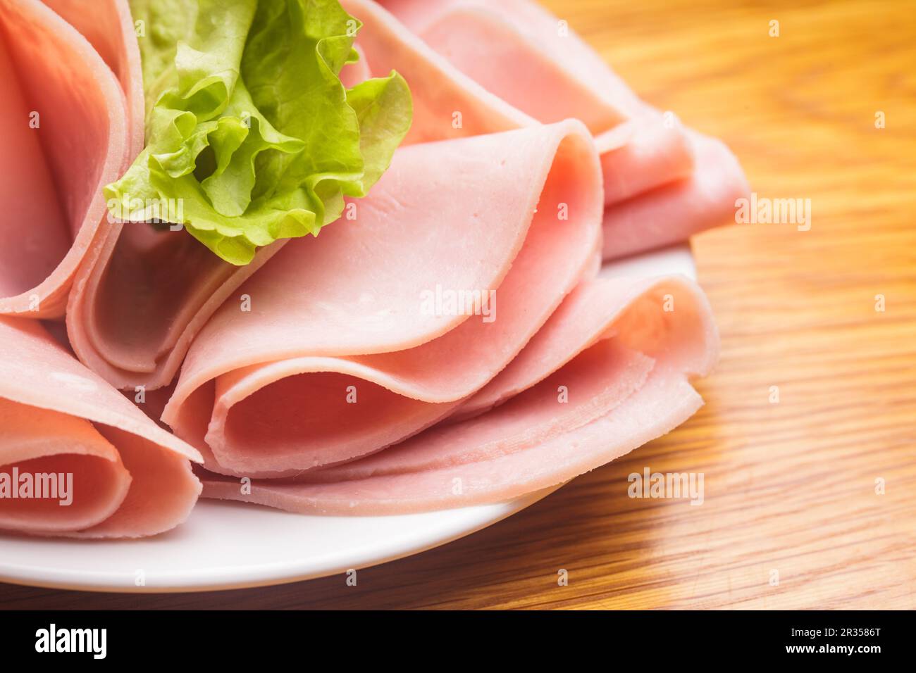 The Ham slices Stock Photo - Alamy