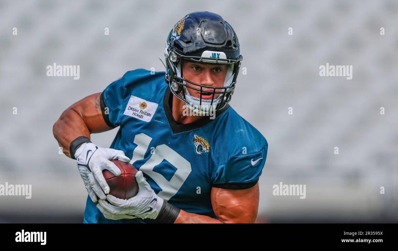 Jacksonville Jaguars tight end Sammis Reyes practices during the NFL ...