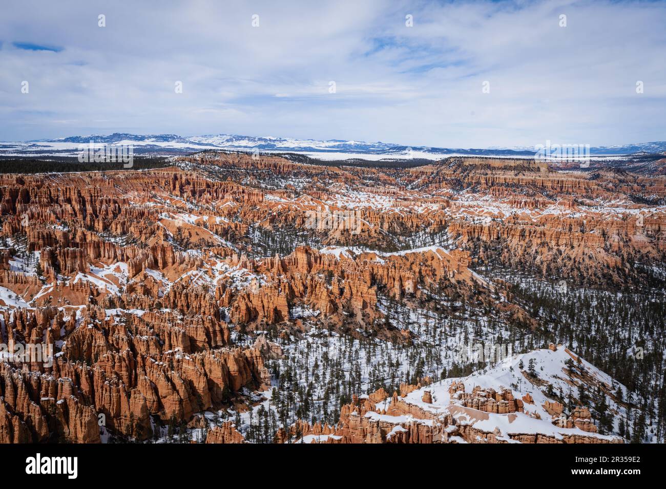 Bryce Canyon, UT on a cool snowy day Stock Photo - Alamy