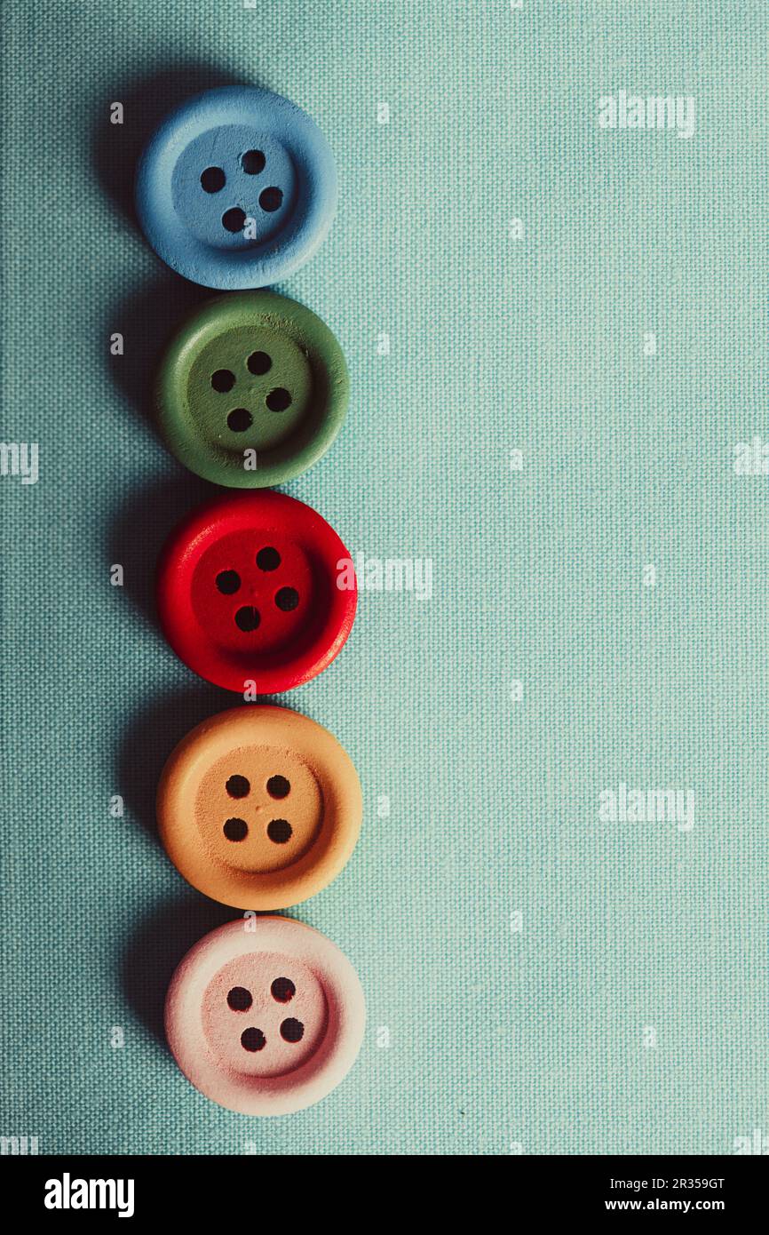 The Colorful buttons Stock Photo - Alamy