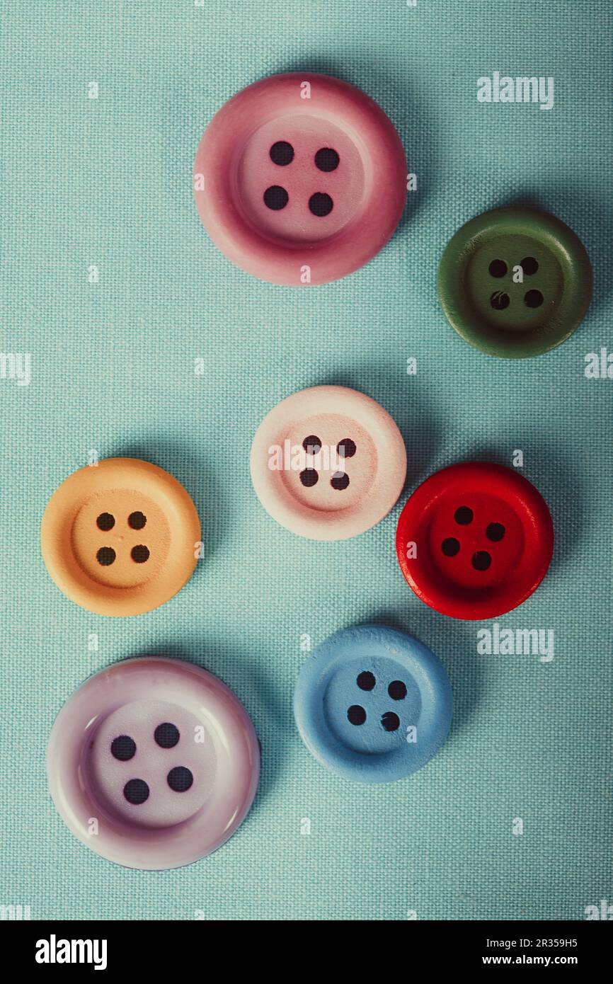 Colorful buttons hi-res stock photography and images - Alamy