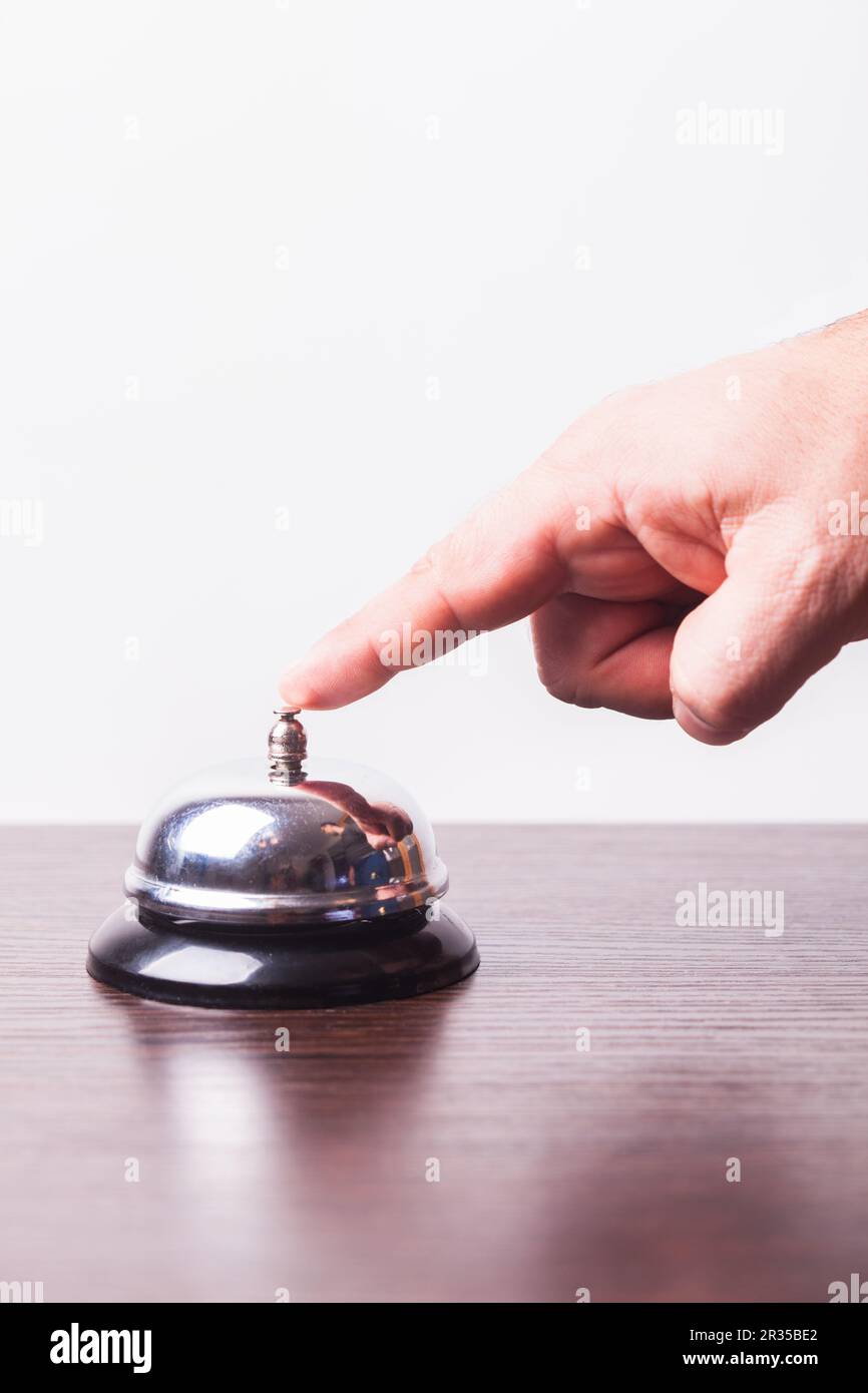 Service bell ring Stock Photo - Alamy