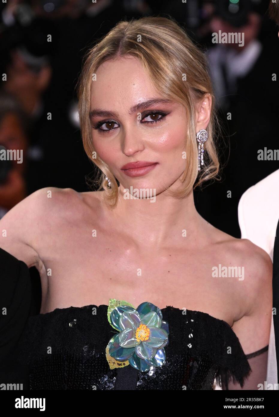Cannes, France. 22nd May, 2023. Cannes, France. May 22nd, 2023. Lily-Rose Depp arriving at the ...