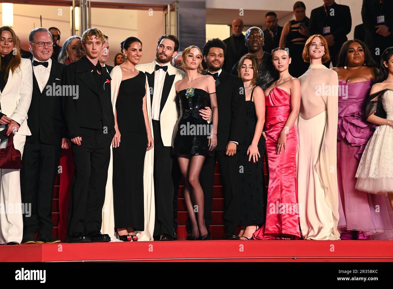 Cannes, France. 22nd May, 2023. Cannes, France. May 22nd, 2023. Sam Levinson, Lily-Rose Depp ...
