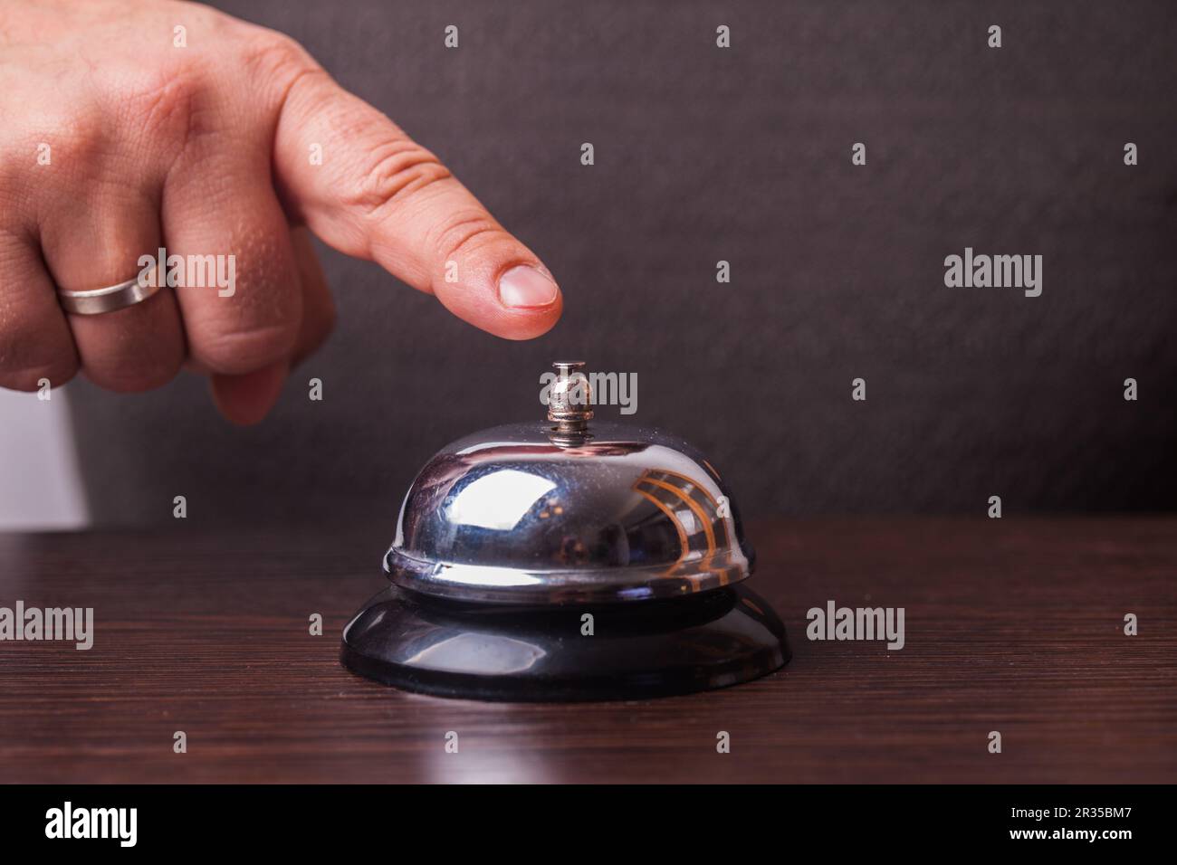 Service bell ring Stock Photo - Alamy