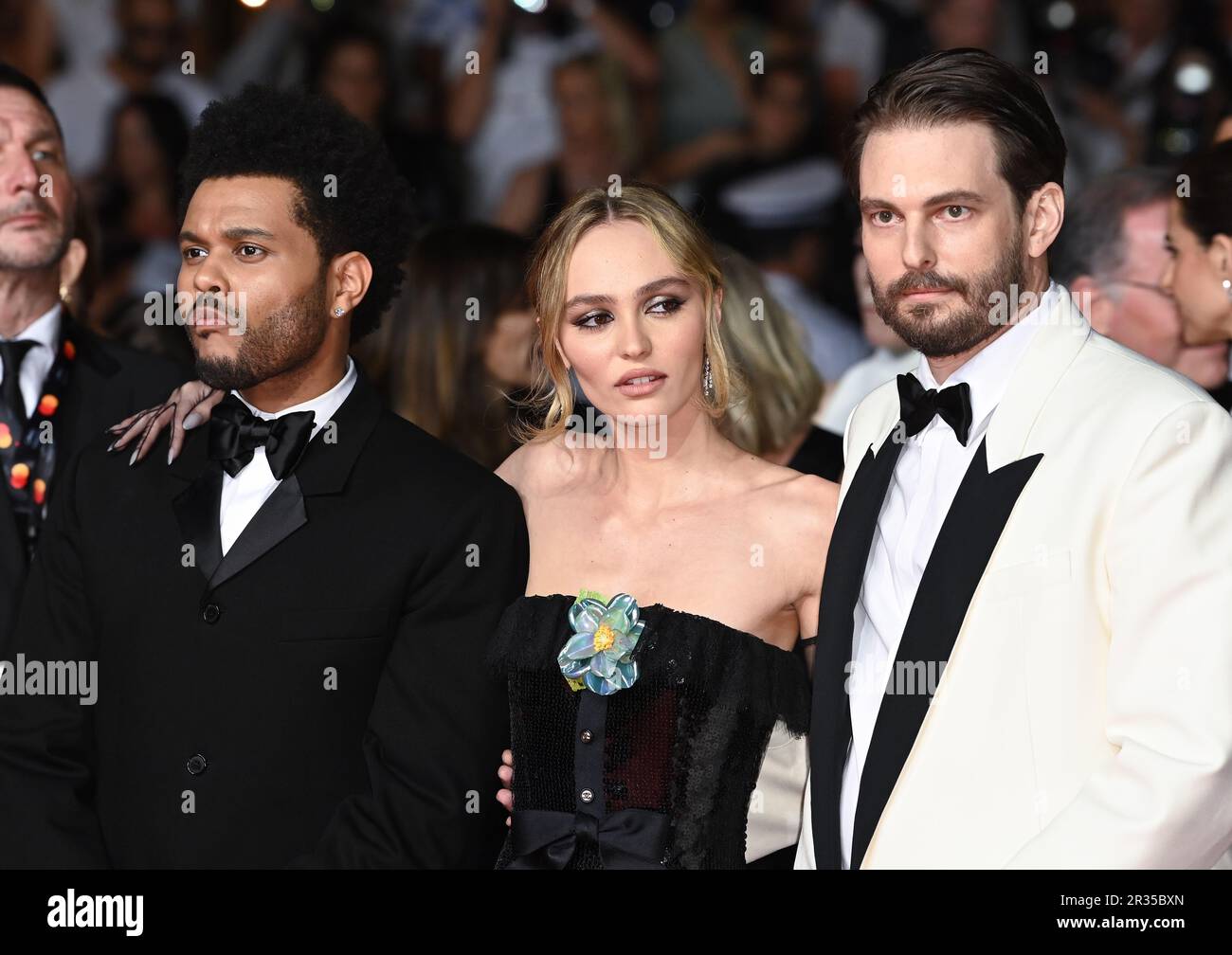 Cannes, France. 22nd May, 2023. Cannes, France. May 22nd, 2023. Sam Levinson and Lily-Rose Depp ...