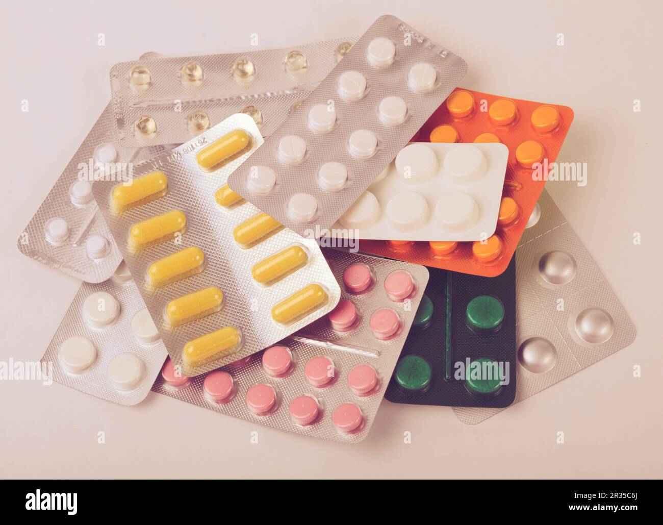 The variety of tablets Stock Photo - Alamy