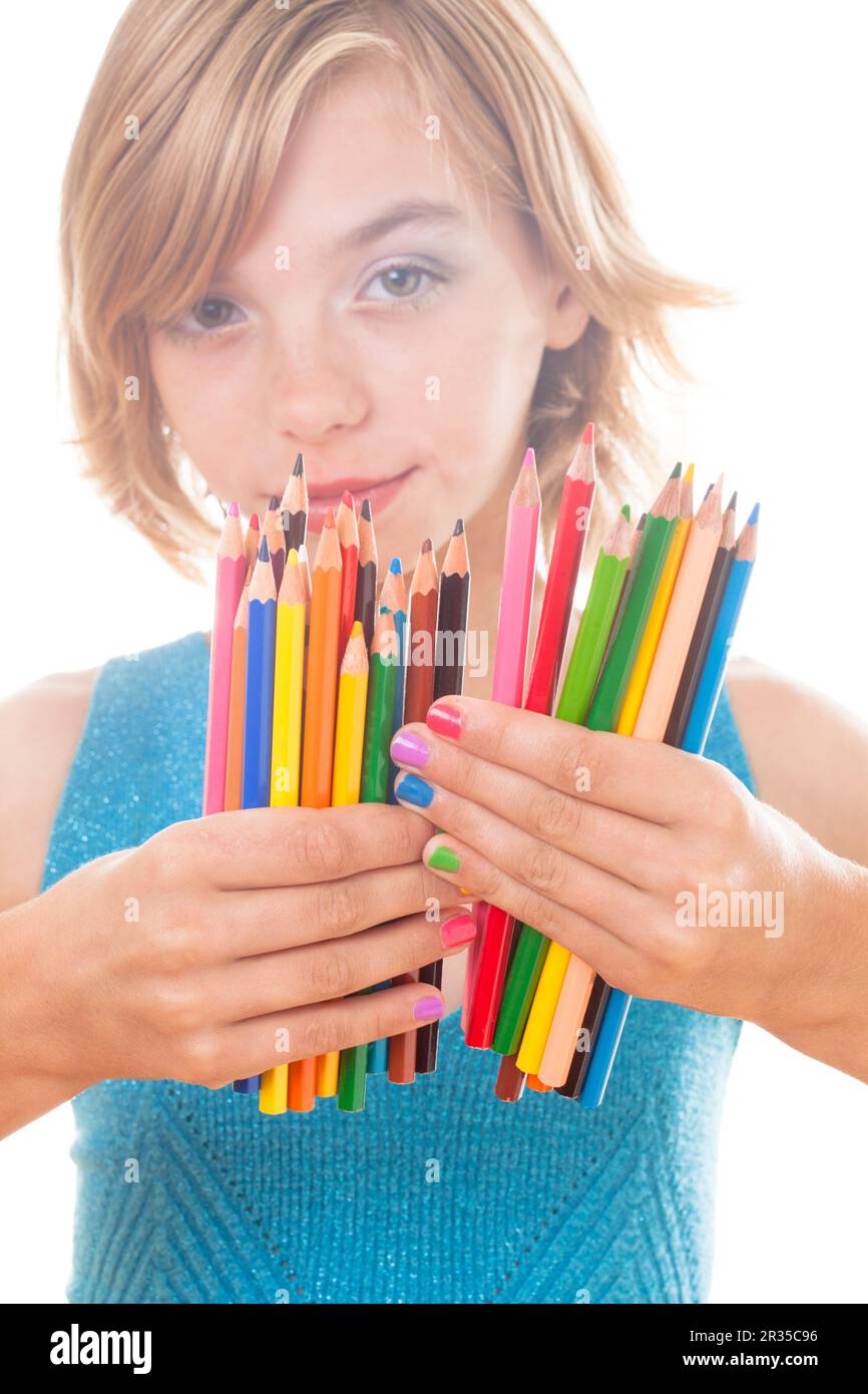 Color hands hi-res stock photography and images - Alamy