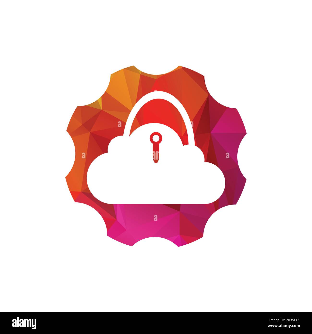 Gear cloud Stock Vector Images - Alamy
