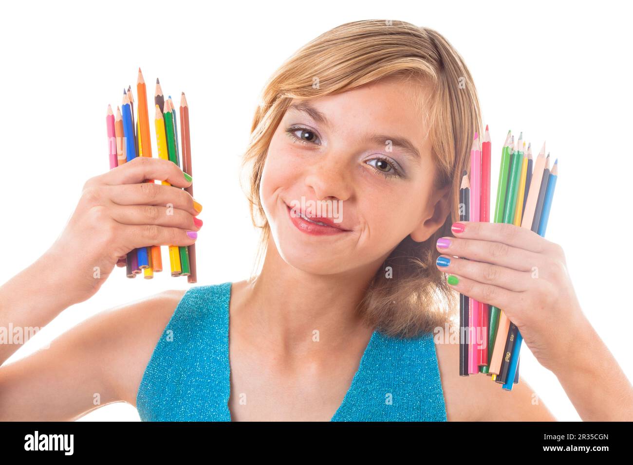 Color hands hi-res stock photography and images - Alamy