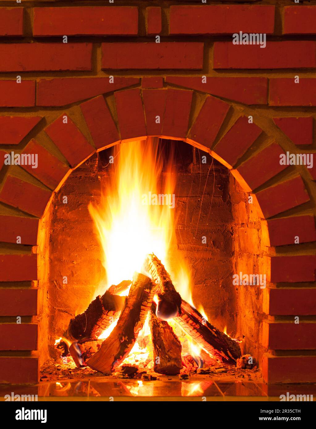 The burning fire Stock Photo - Alamy