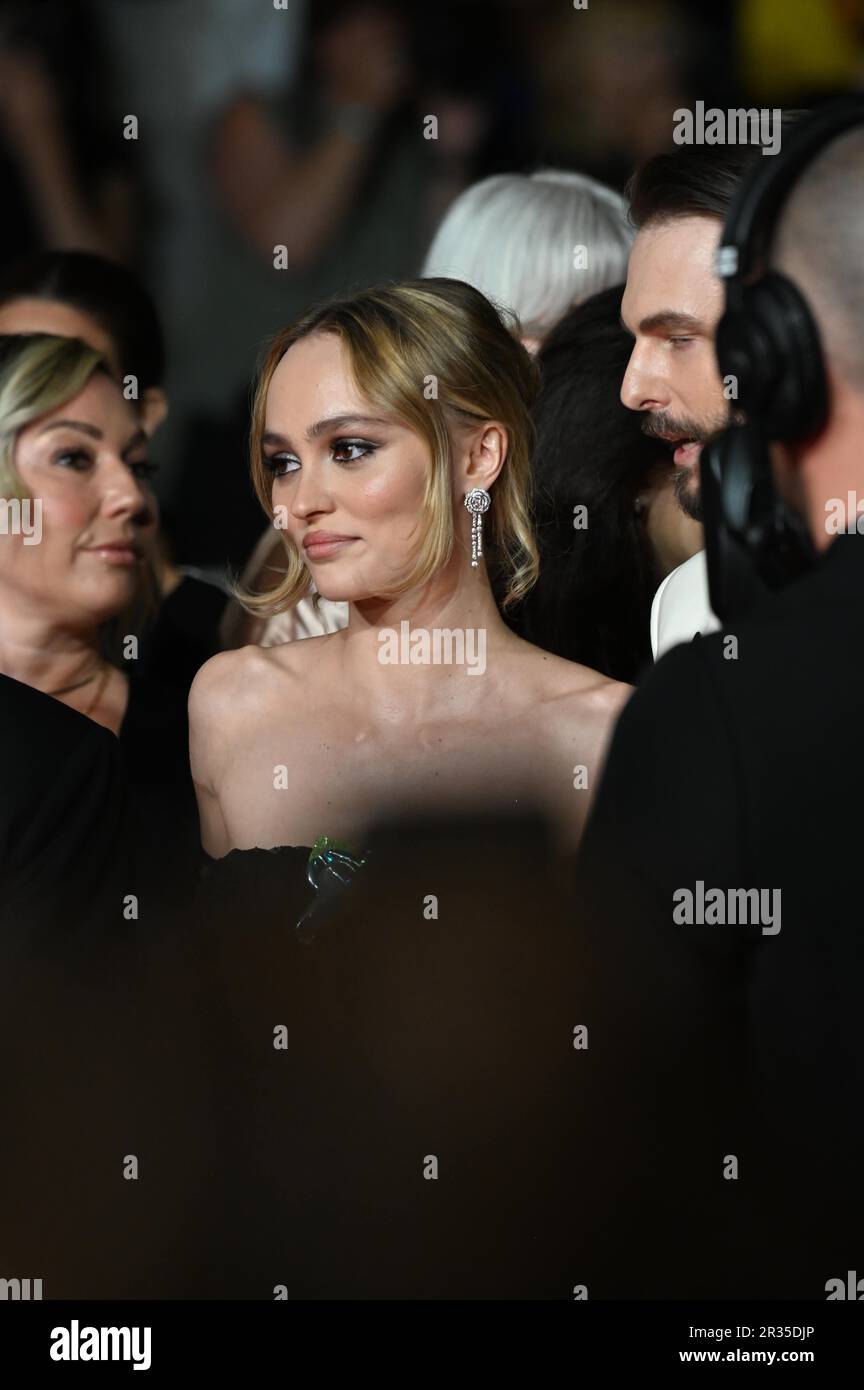 Cannes 2023 lily rose depp hi-res stock photography and images - Alamy