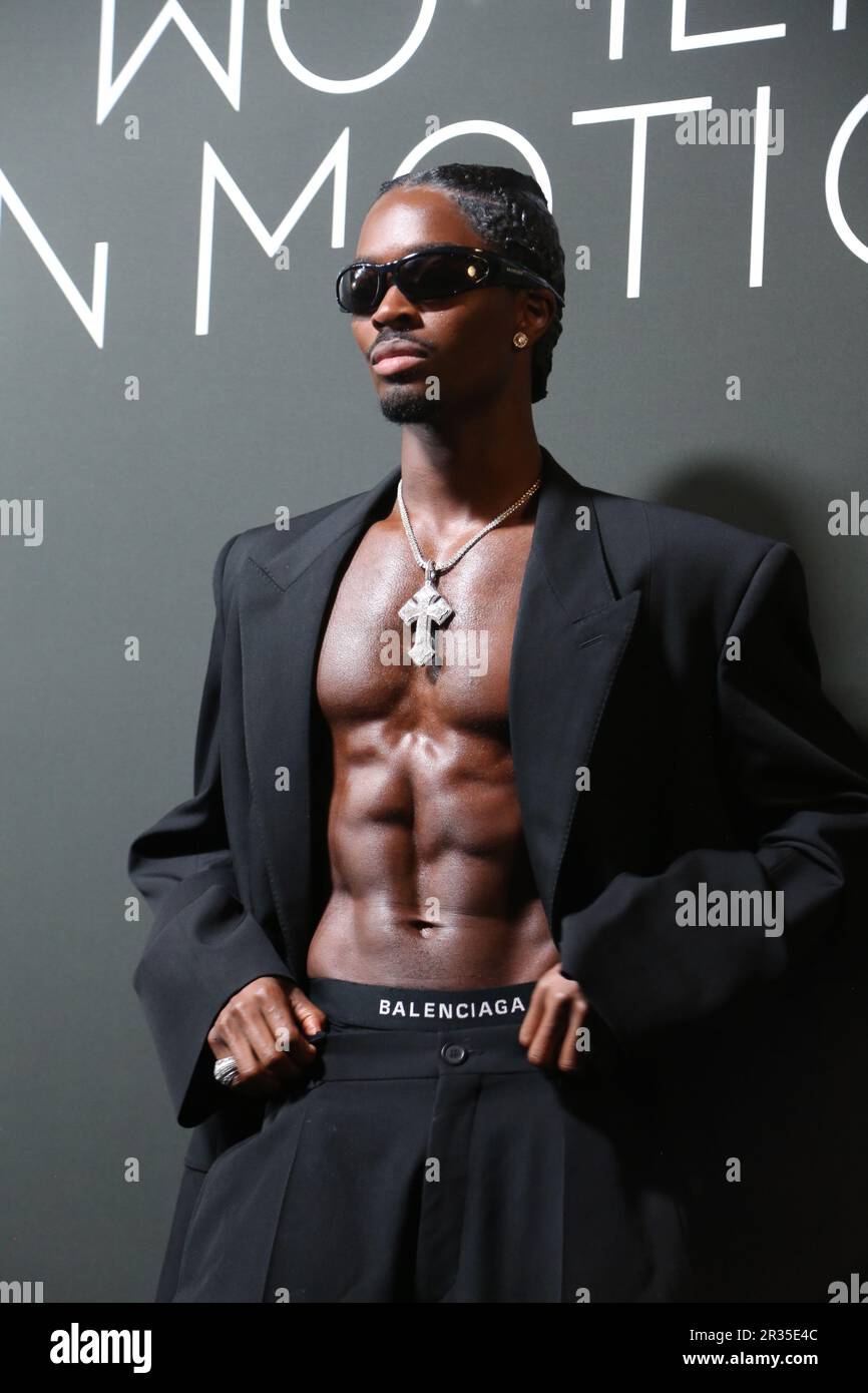 Cannes, France, 21st May, 2023. Alton Mason arriving at the Kering ...