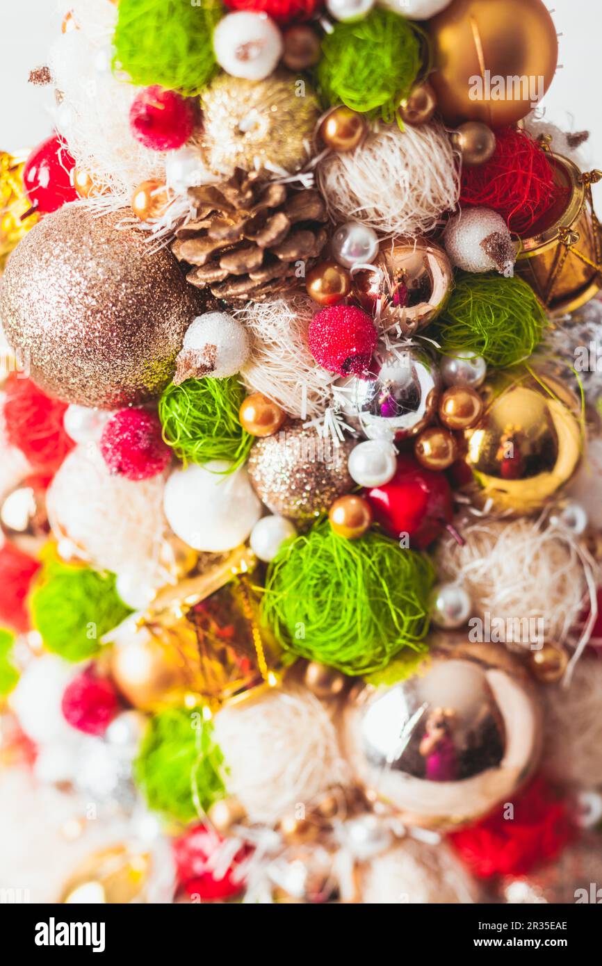 Handmade Christmas tree Stock Photo - Alamy