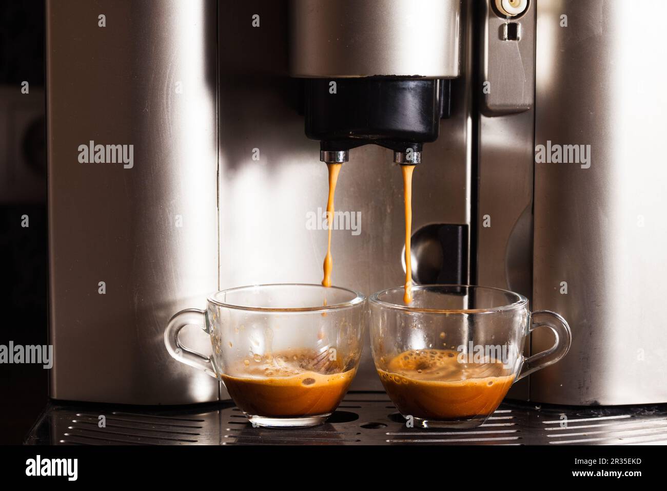 Homemade coffee Espresso Stock Photo - Alamy