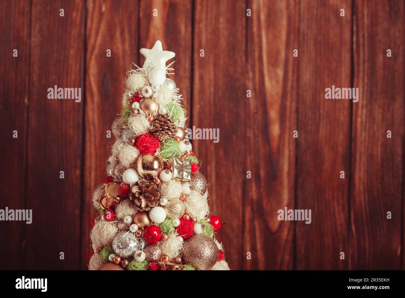 Handmade Christmas tree Stock Photo - Alamy