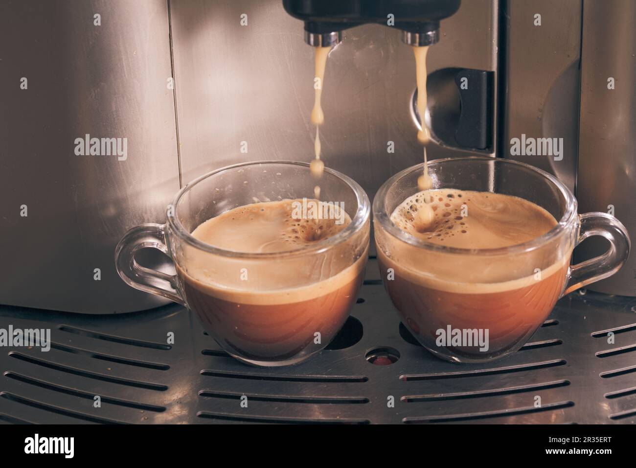 Homemade coffee Espresso Stock Photo - Alamy