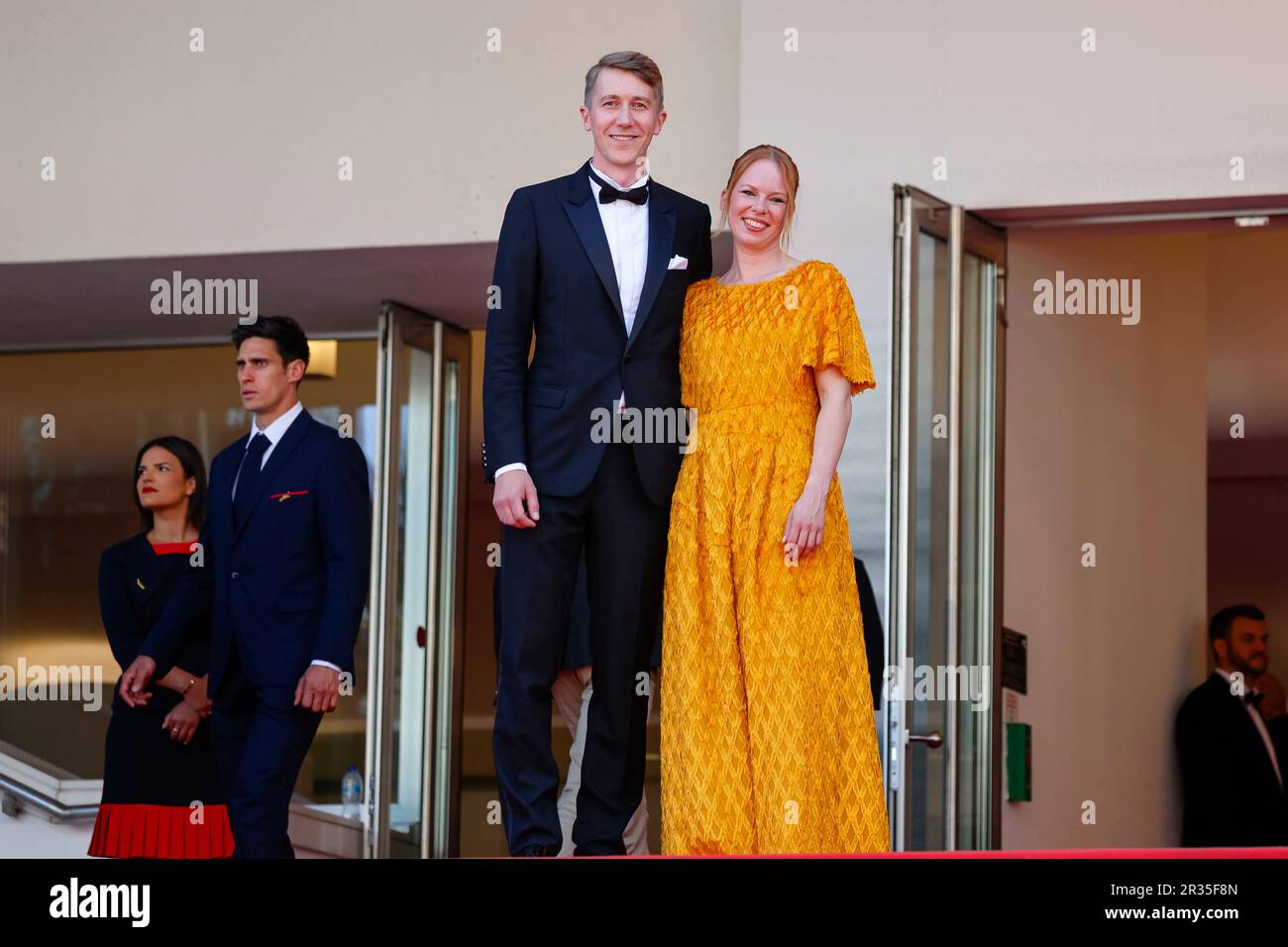Jussi Vatanen and Alma Poysti attend the 'Kuolleet Lehdet (Fallen ...