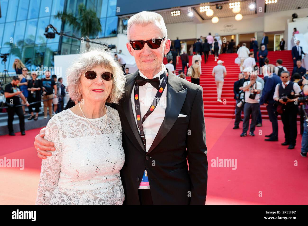 Wolfgang Werner and Christiane Leithardt attend the 'Kuolleet Lehdet ...