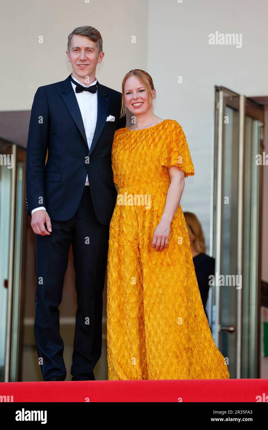 Jussi Vatanen and Alma Poysti attend the 'Kuolleet Lehdet (Fallen ...