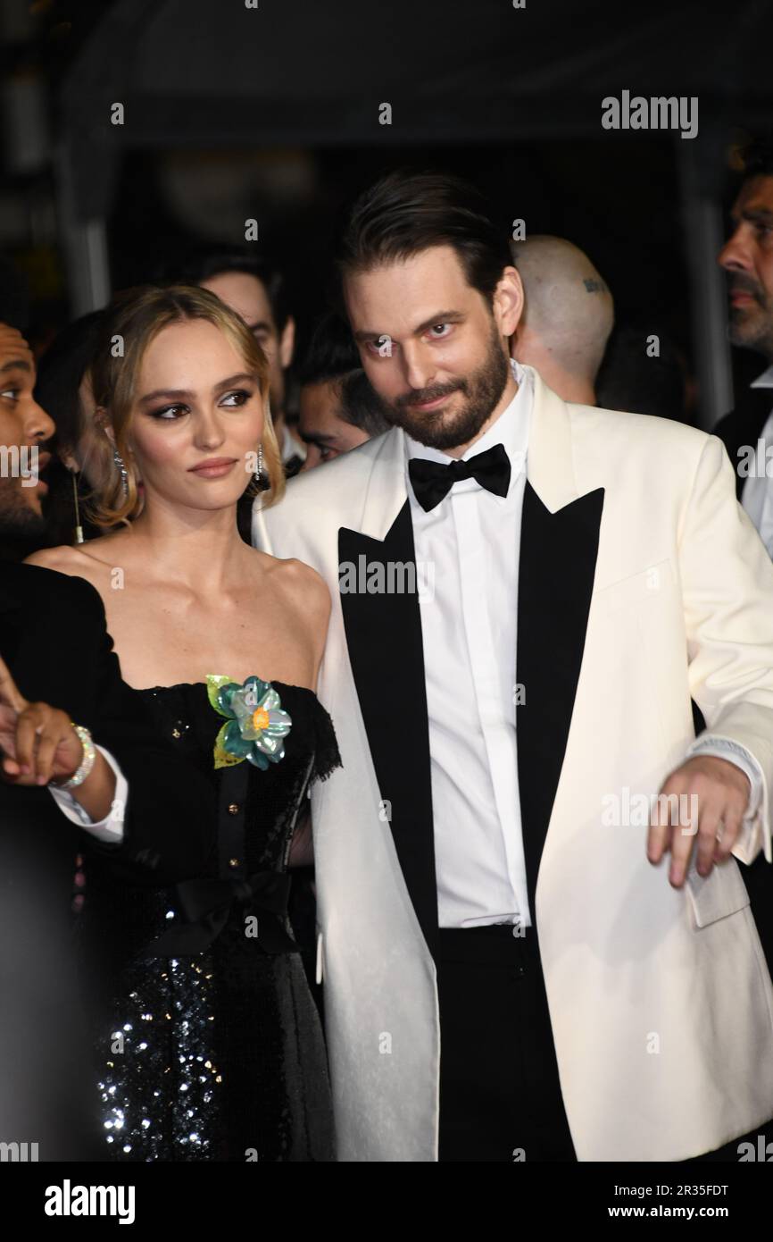 Cannes, . 22nd May, 2023. 76th Cannes Film Festival 2023, Red Carpet Film “The Idol". Pictured ...