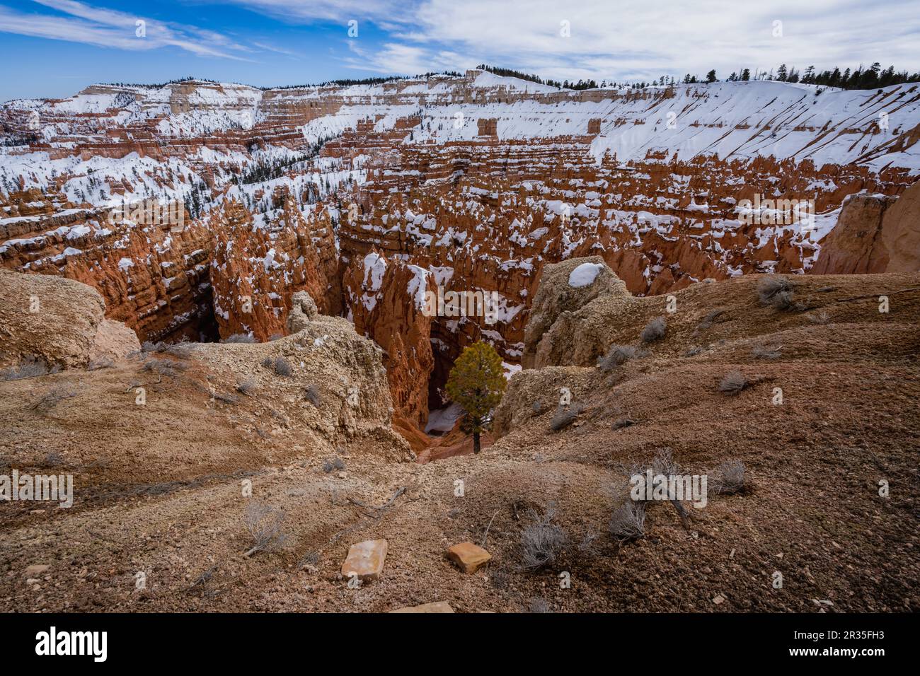 Bryce Canyon, UT on a cool snowy day Stock Photo - Alamy