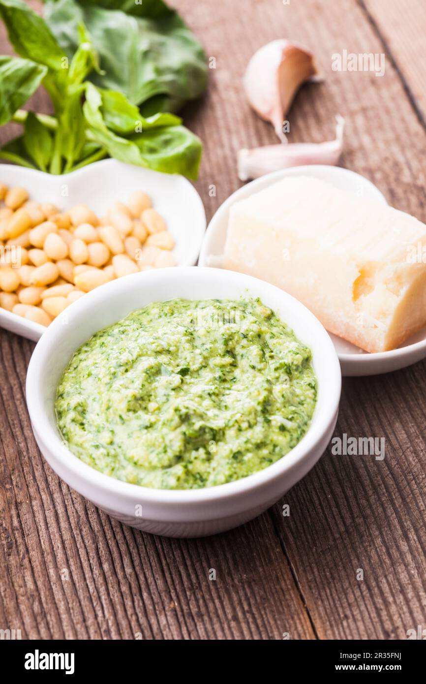 Pesto and pecorino hi-res stock photography and images - Alamy