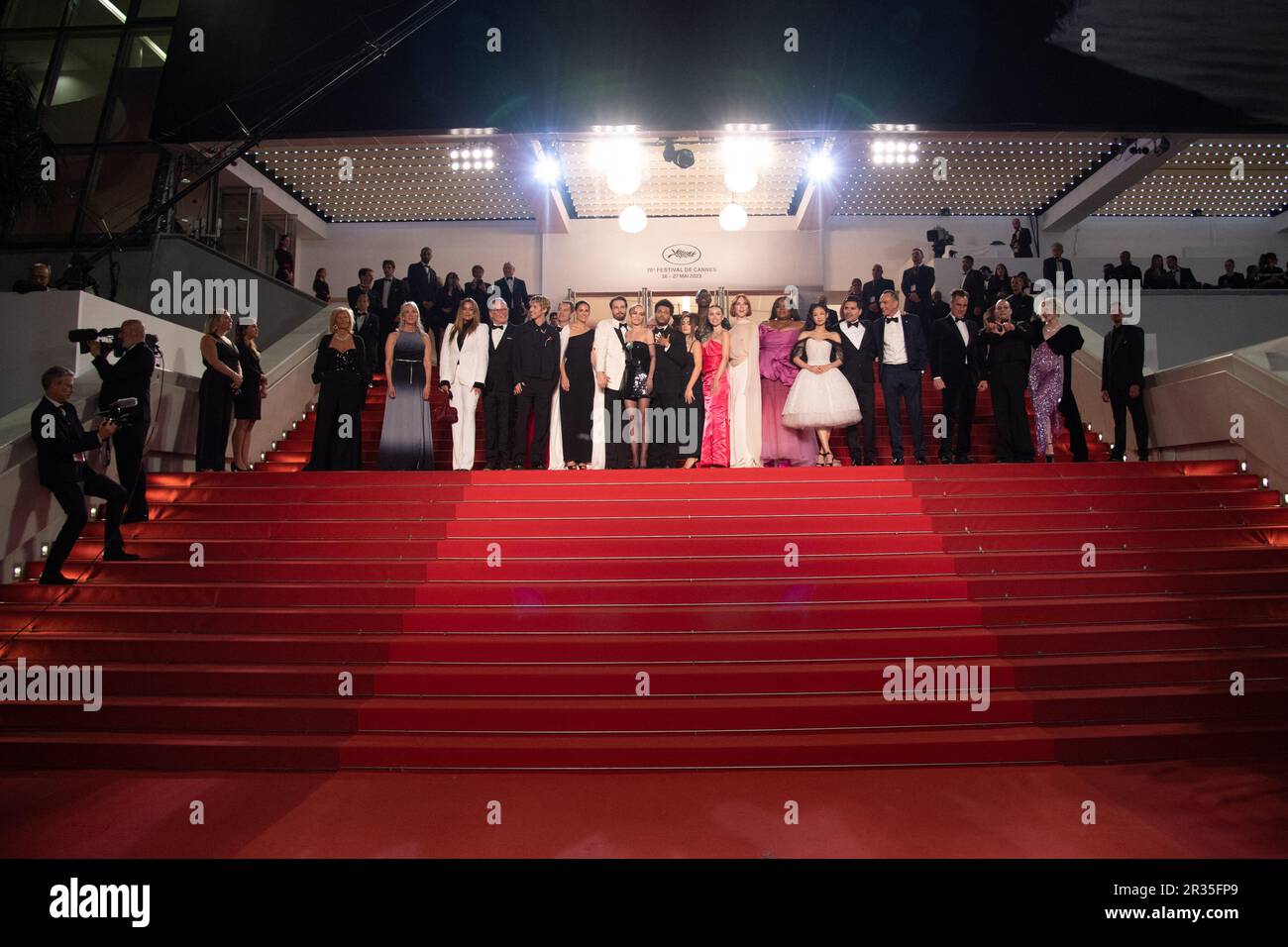 Cannes, France. 22nd May, 2023. David Zaslav, Troye Sivan, Ashley ...