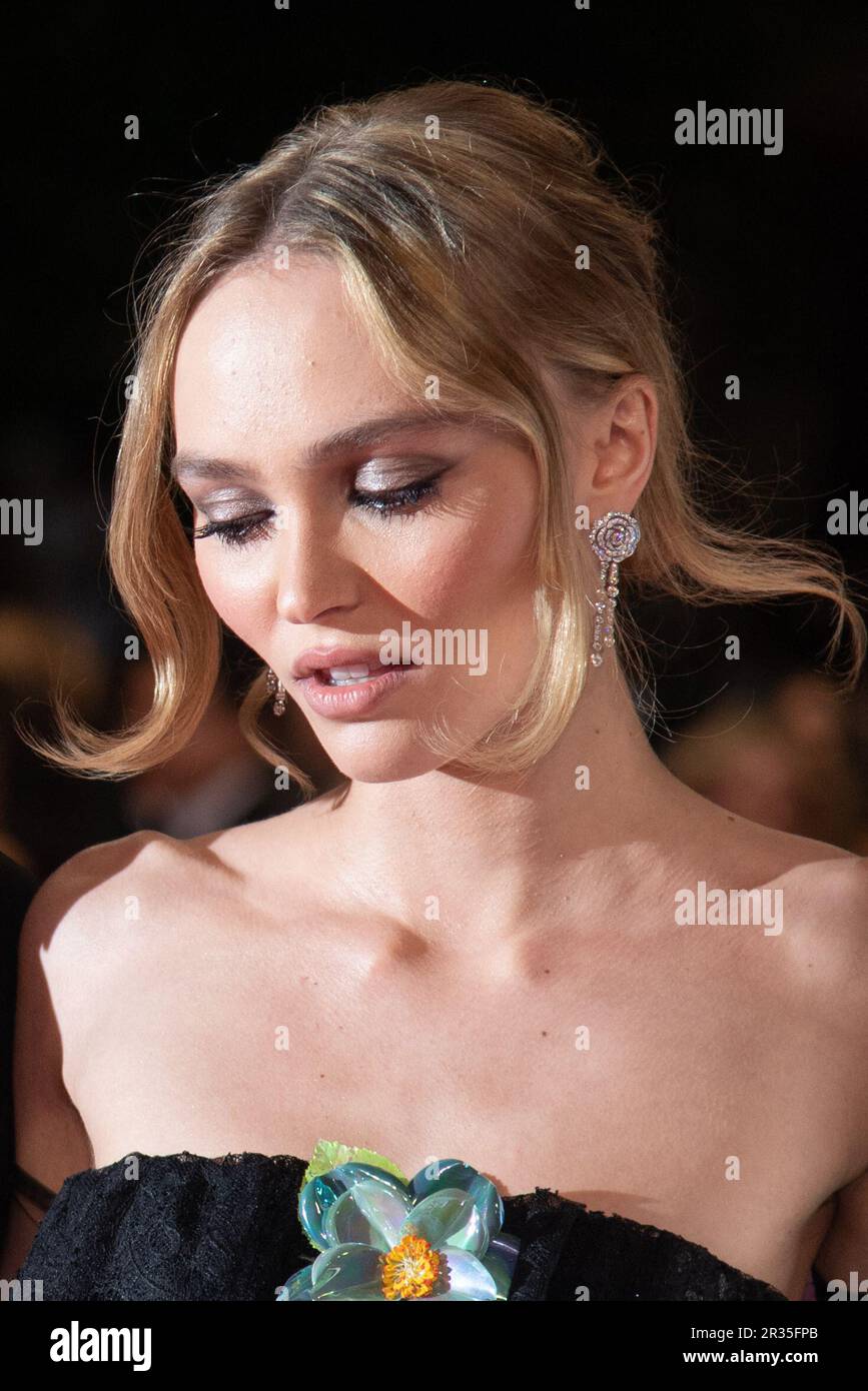 Cannes, France. 22nd May, 2023. Lily-Rose Depp attending The Idol Premiere as part of the 76th ...