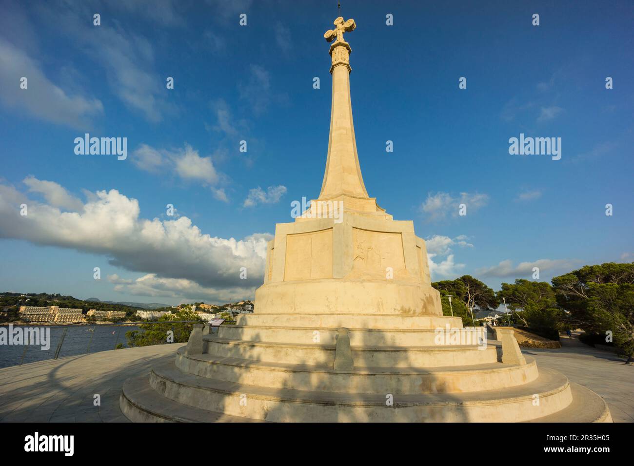 Memorial Cross landing in Gran Via de la Creu. Santa Ponça, It was ...