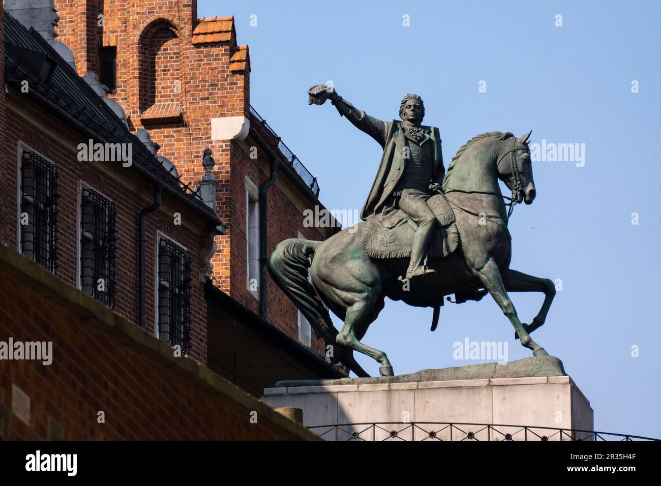 monumento a Tadeusz Koscuiszko, estatua ecuestre de bronce del héroe de ...