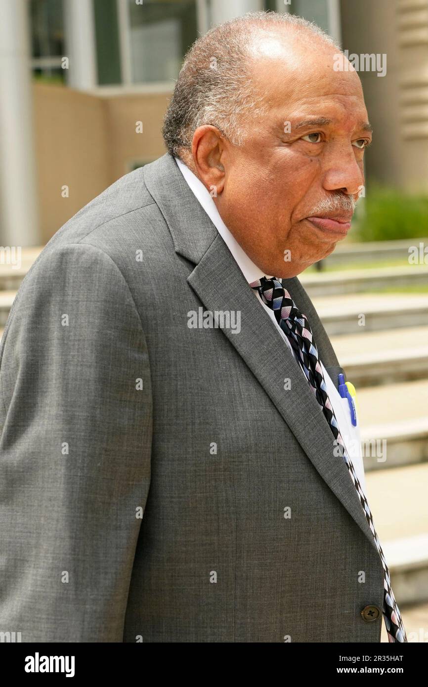 Civil rights attorney Carroll Rhodes, exits the Thad Cochran United ...